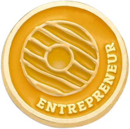 2011 – Ambassador Cookie Entrepreneur Family Pin – The Badge Archive