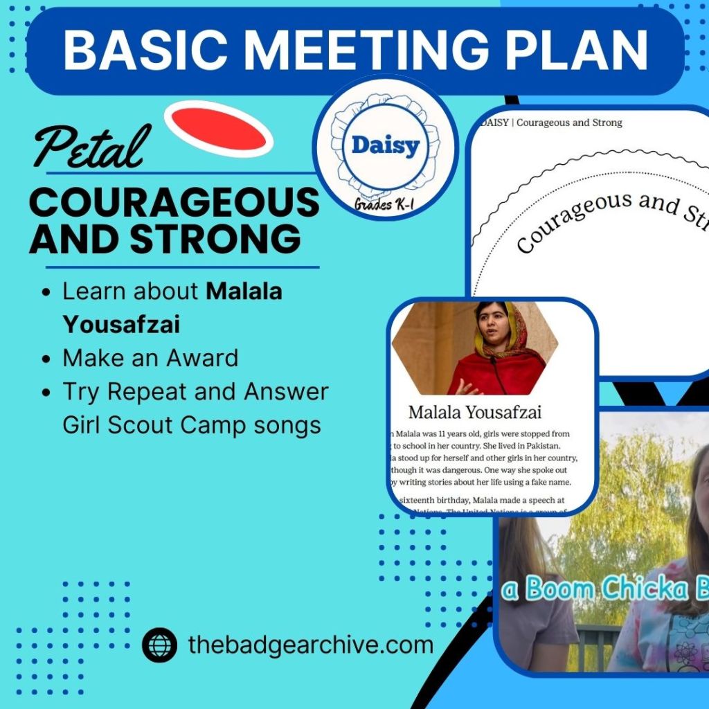 2011 – Petal – Courageous and Strong – Activity List – The Badge Archive