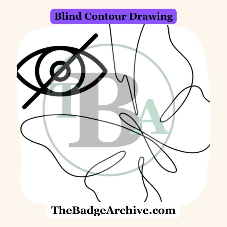Blind Contour Drawing – The Badge Archive