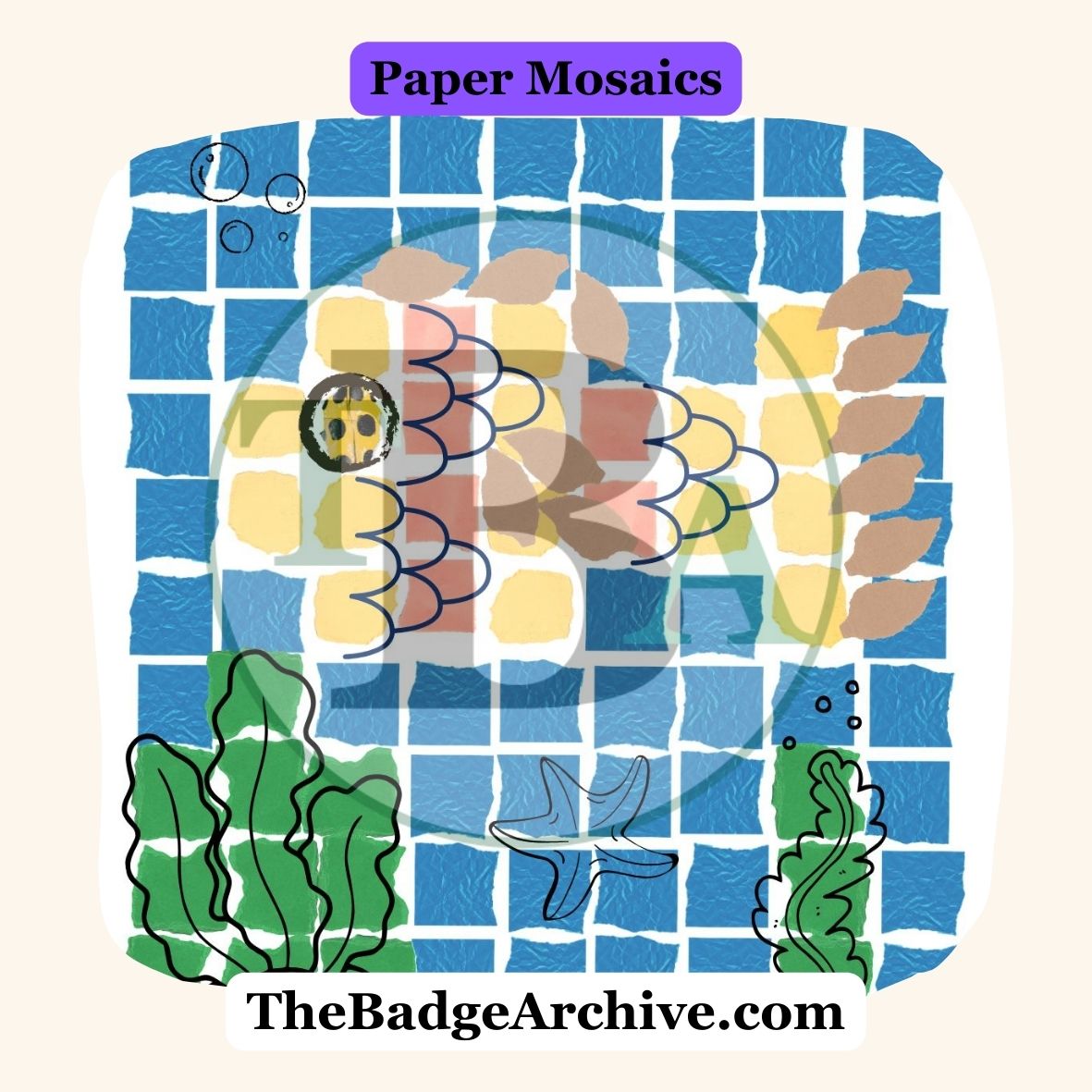 Paper Mosaics – The Badge Archive