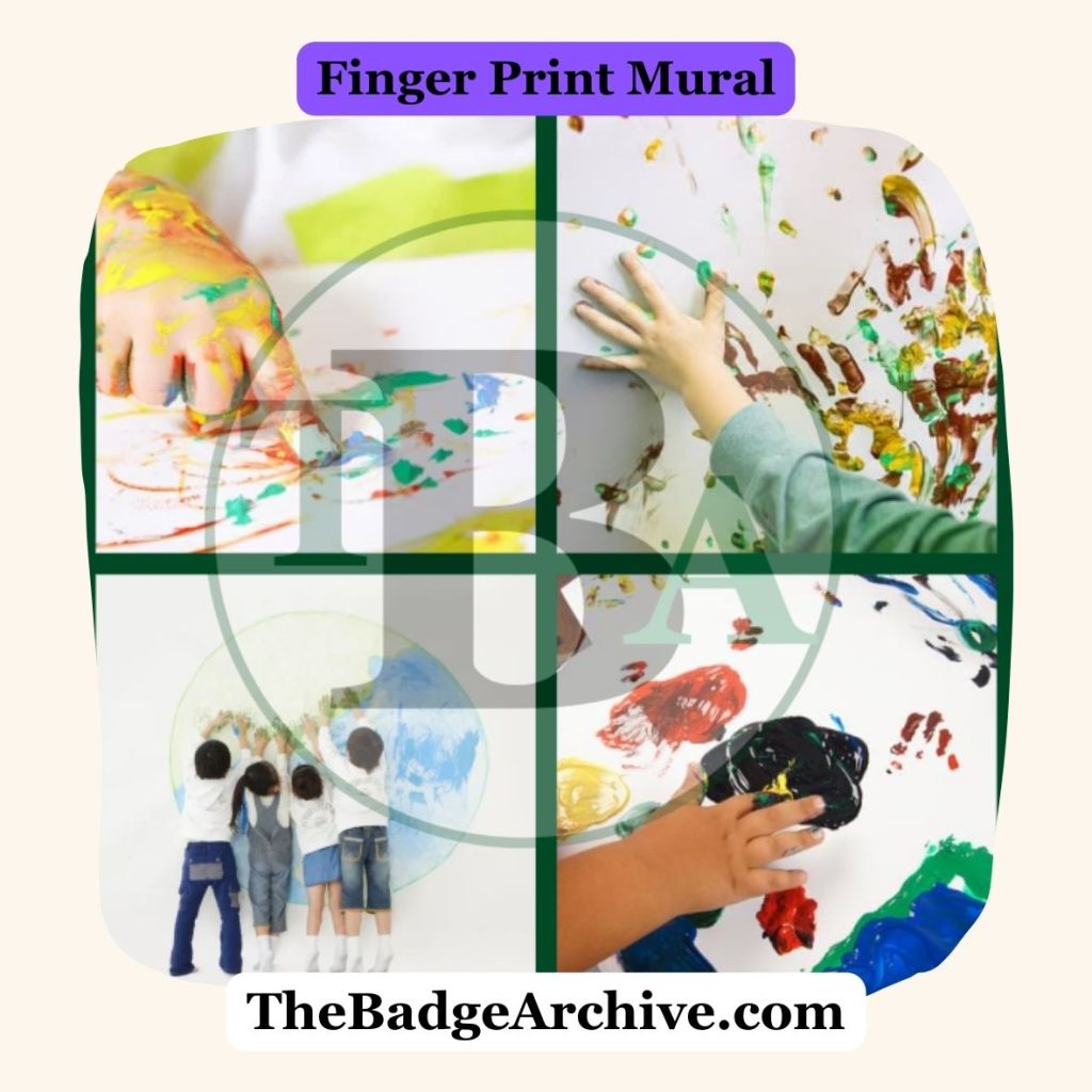 Finger Paint Mural – The Badge Archive