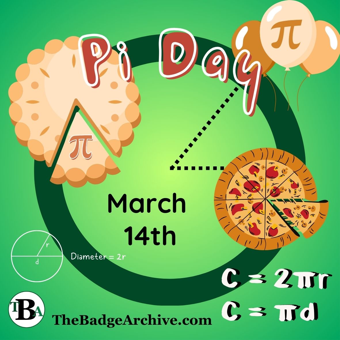 Holiday – Pi Day – The Badge Archive