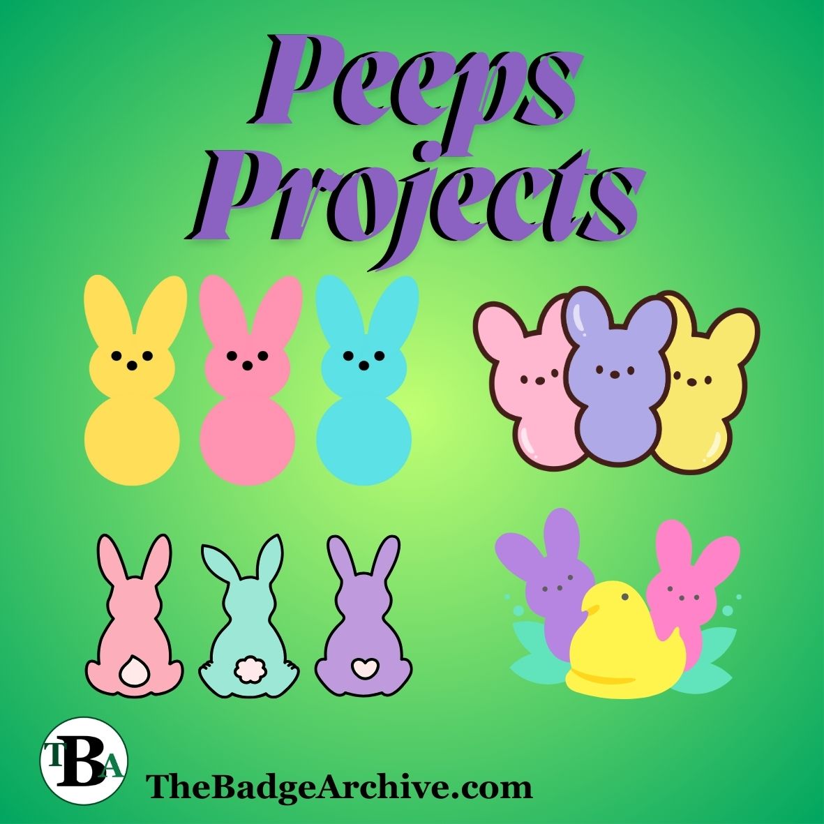 GSUSA Activities with Peeps – The Badge Archive