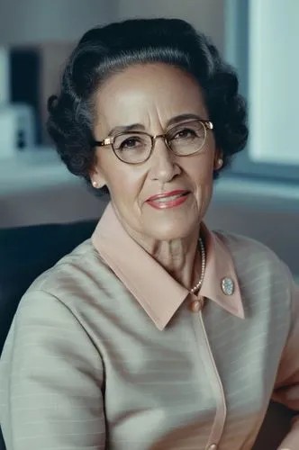 Famous Women – Katherine Johnson – The Badge Archive