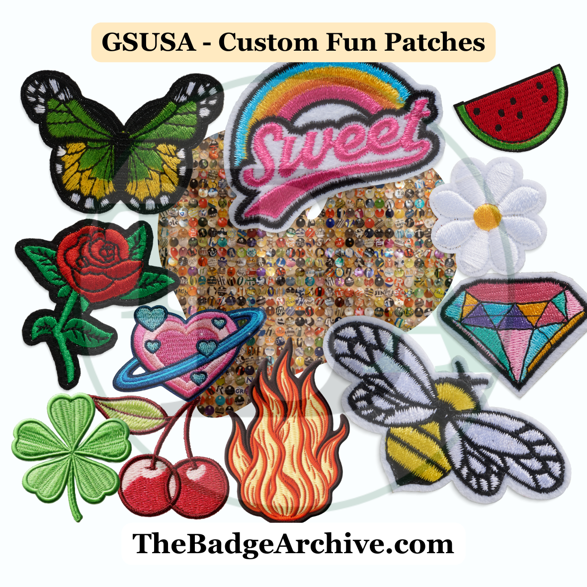 GSUSA – Custom Fun Patches – The Badge Archive