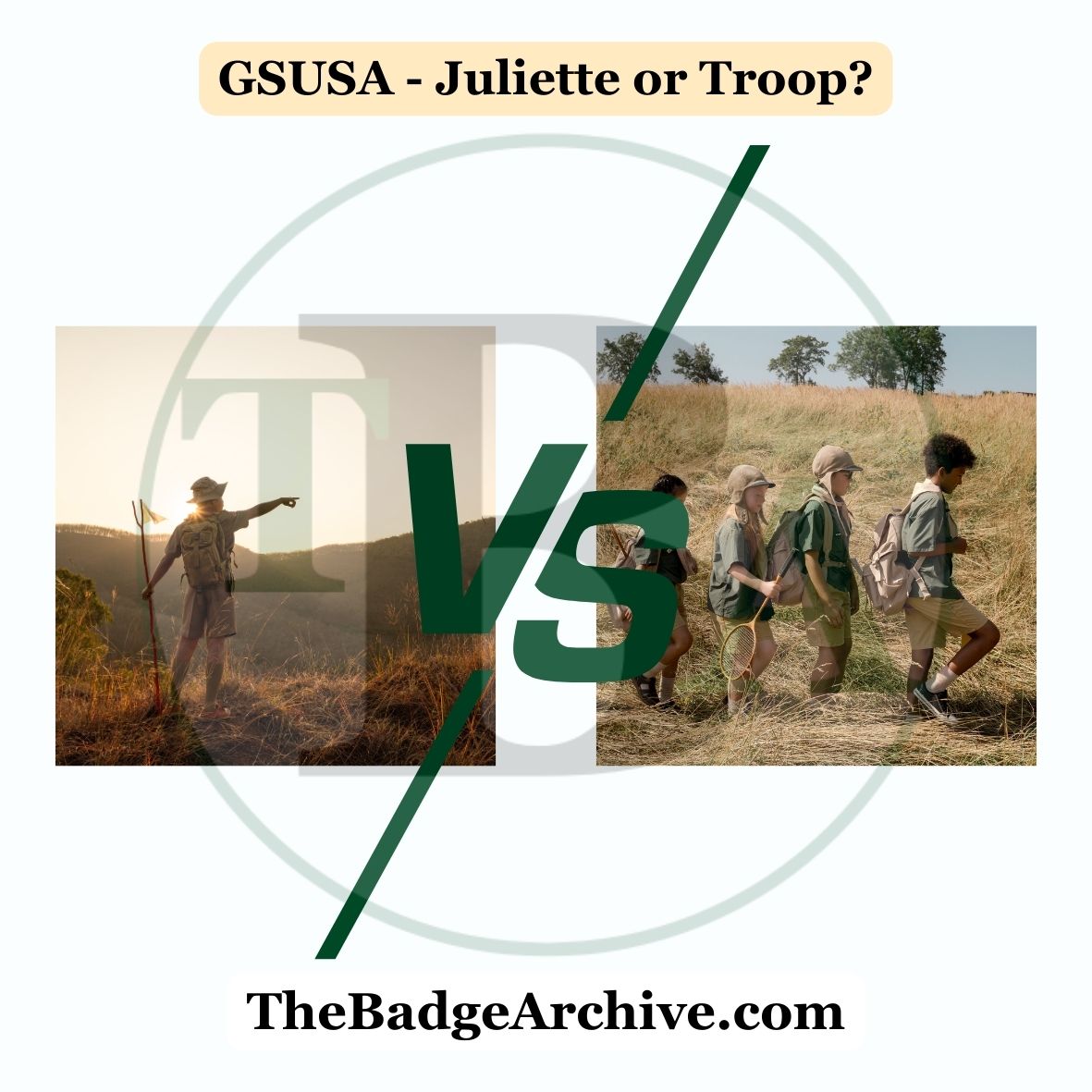 GSUSA – Juliette or Troop? – The Badge Archive