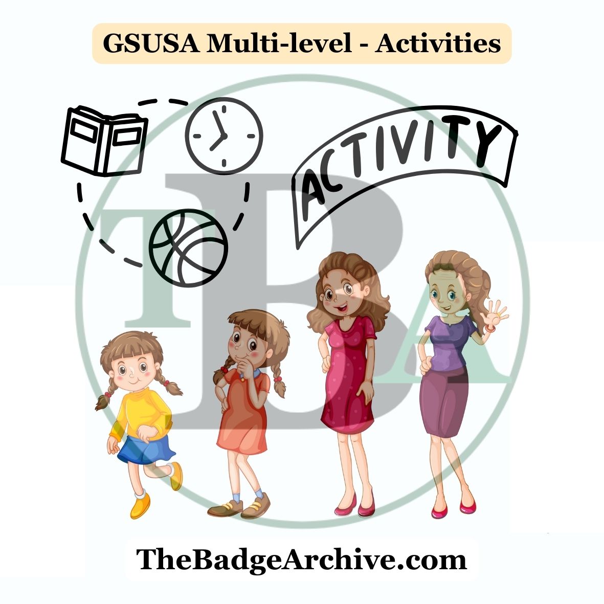 GSUSA Multi-Level – Activities – The Badge Archive