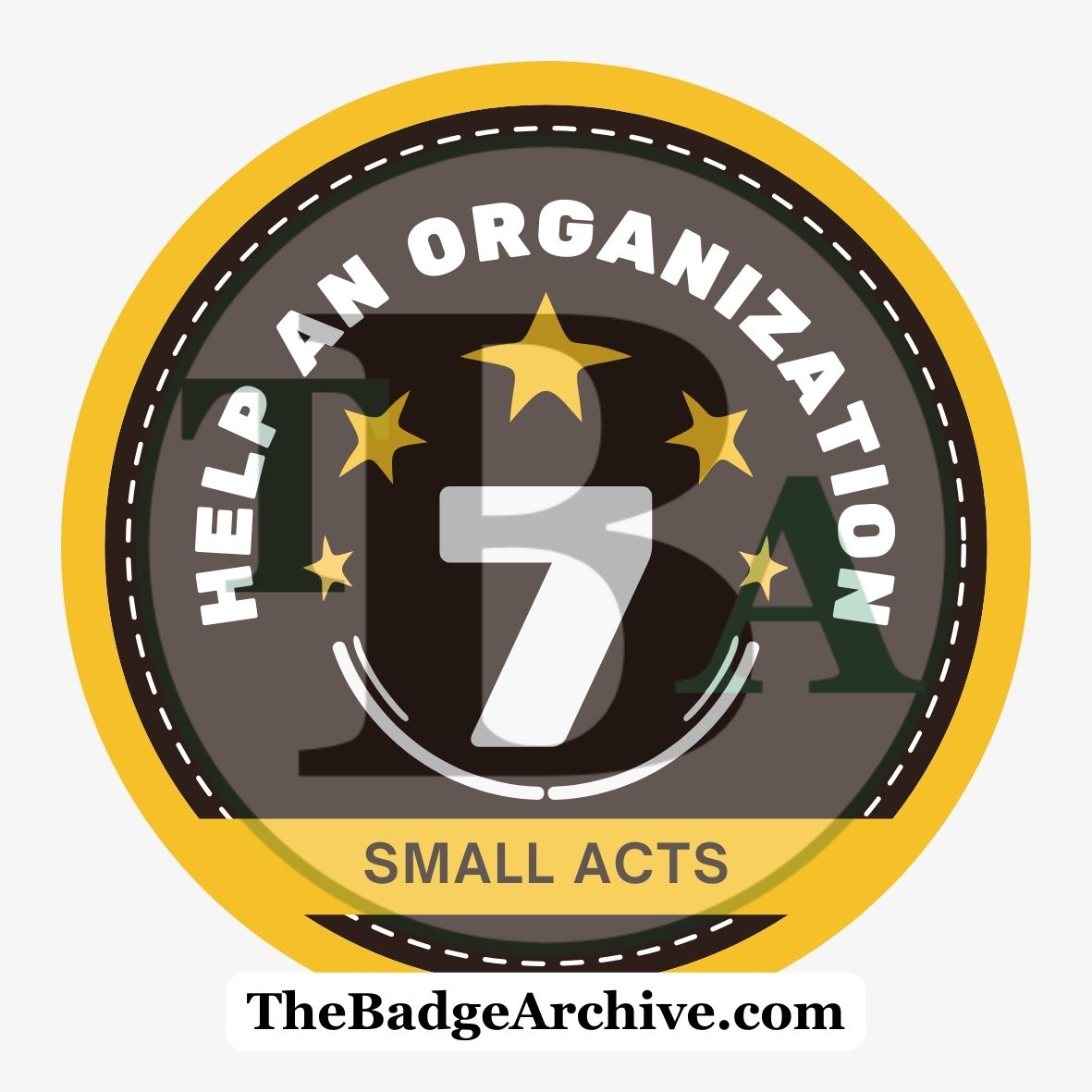 Help an Organization – The Badge Archive
