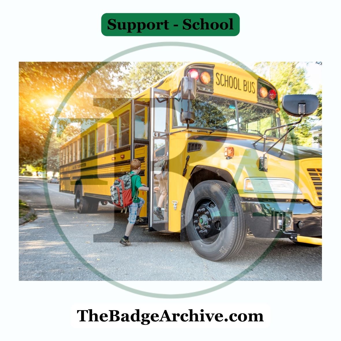 Support – School – The Badge Archive
