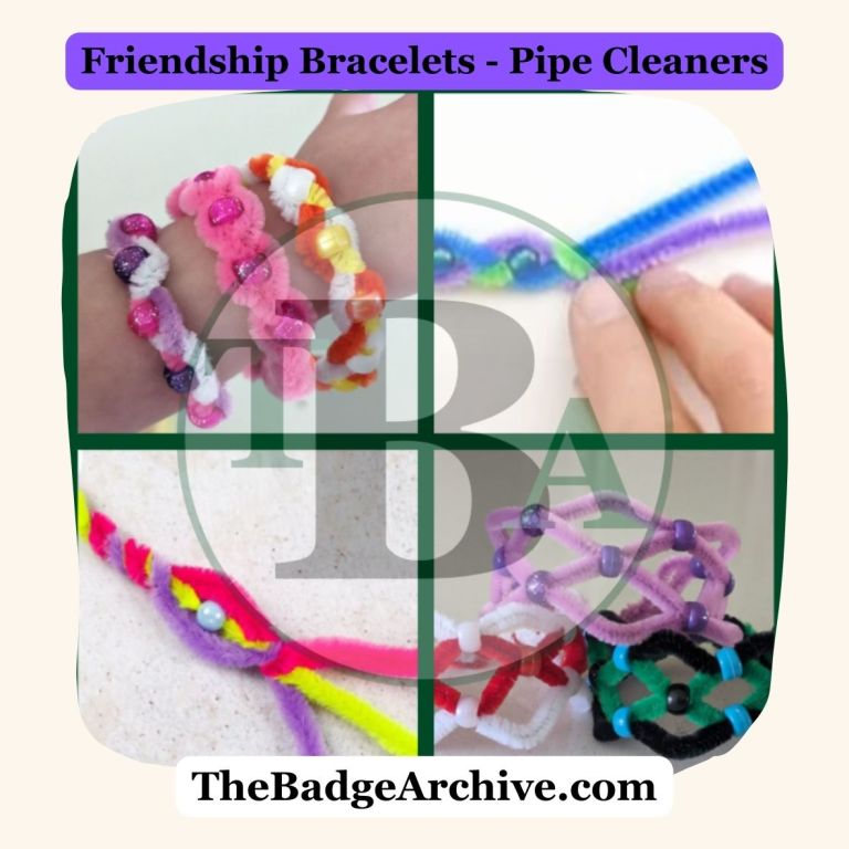 Friendship Bracelet – Pipe Cleaner Beads – The Badge Archive
