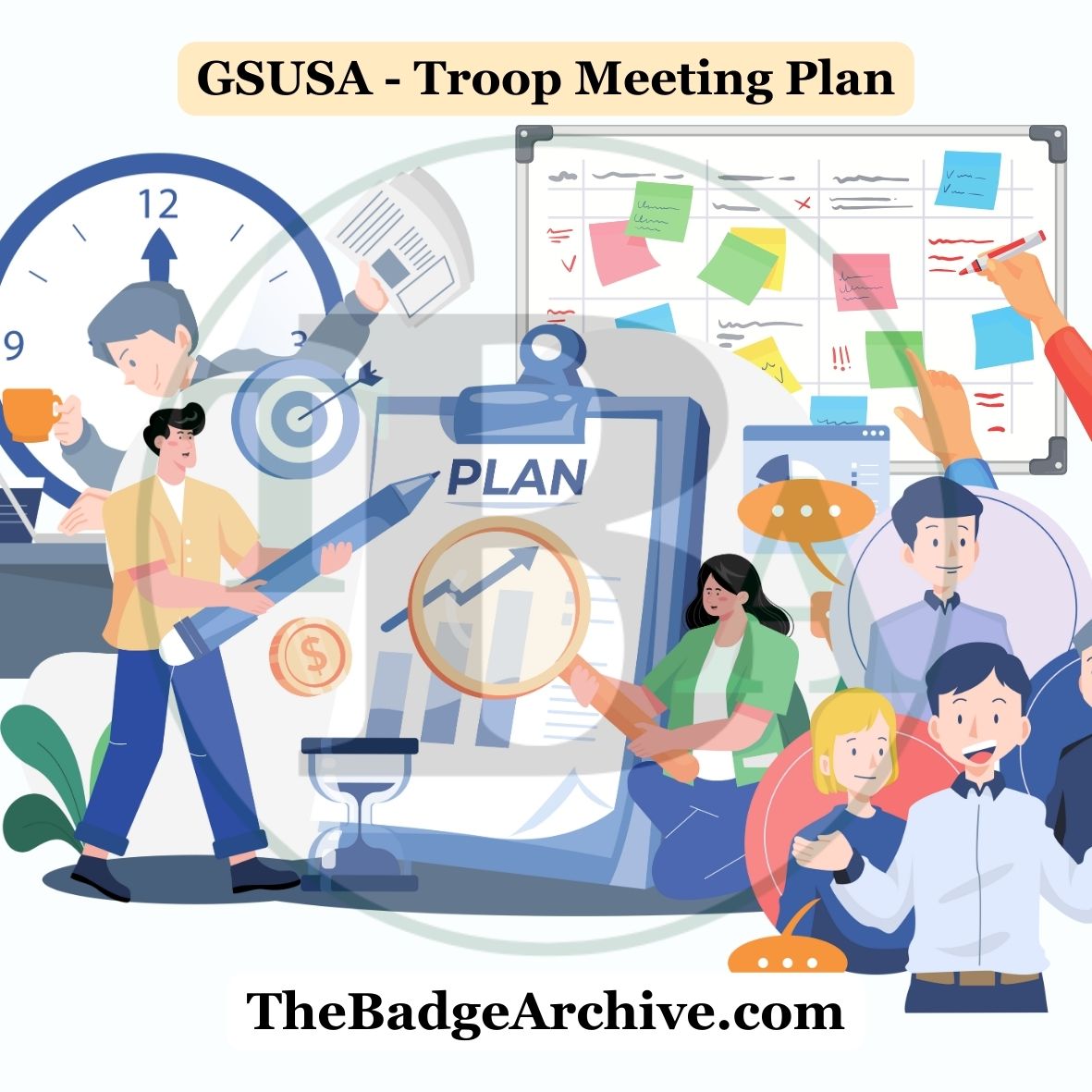 GSUSA Troop Meeting Plan – The Badge Archive