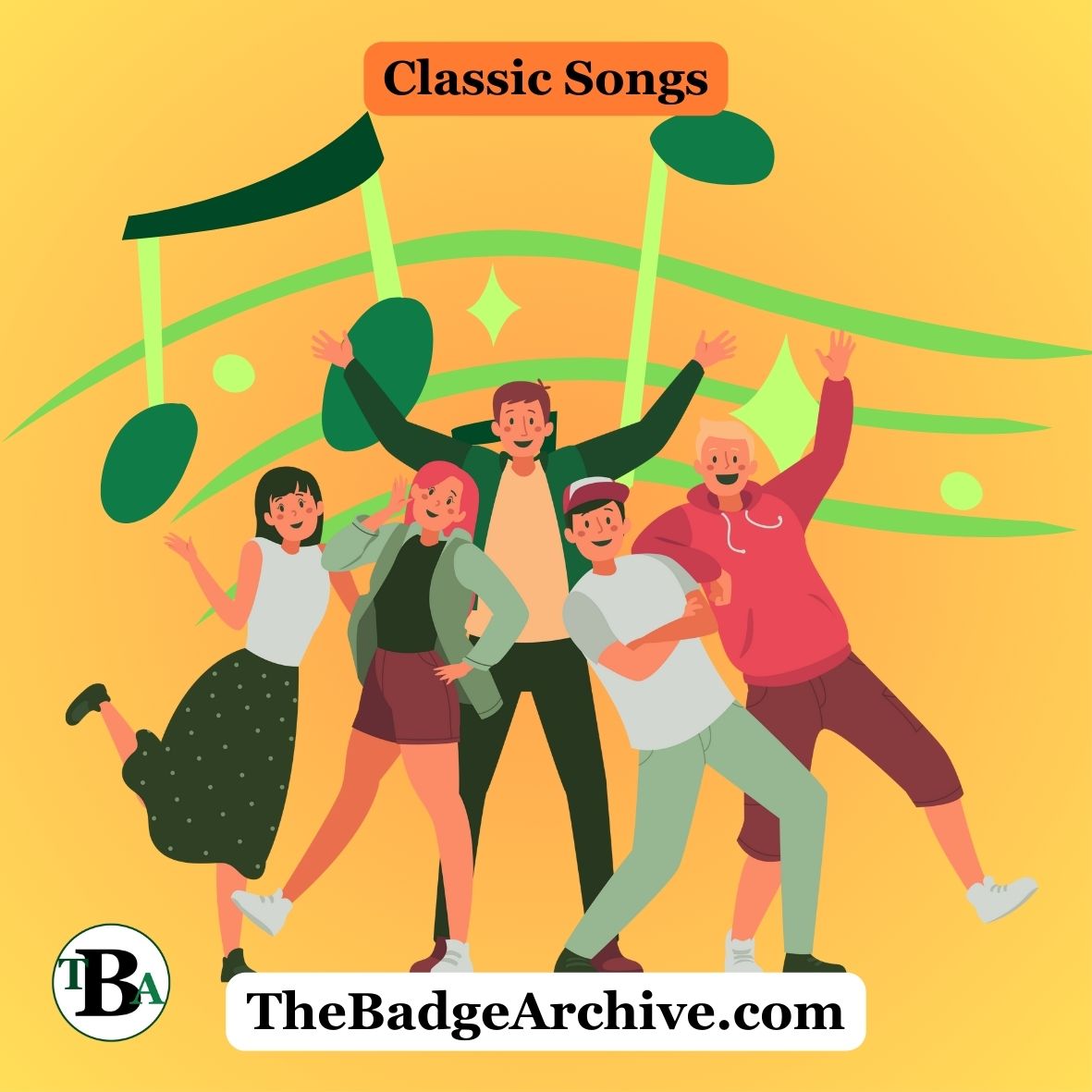 Singing – Classic Songs – The Badge Archive