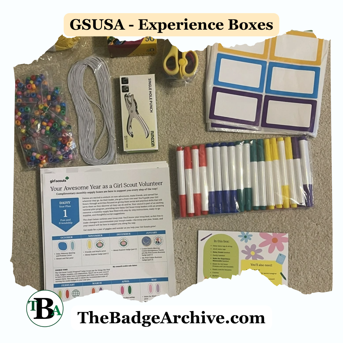 GSUSA – Experience Boxes – The Badge Archive