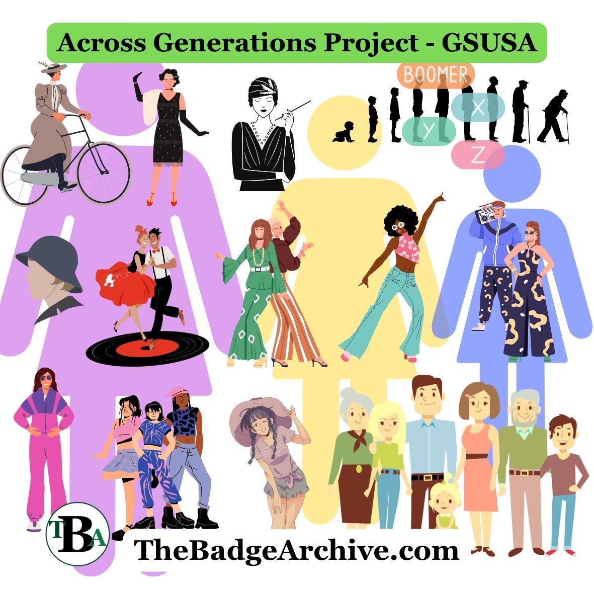 Across Generations: A Living History of Girl Scouts – The Badge Archive