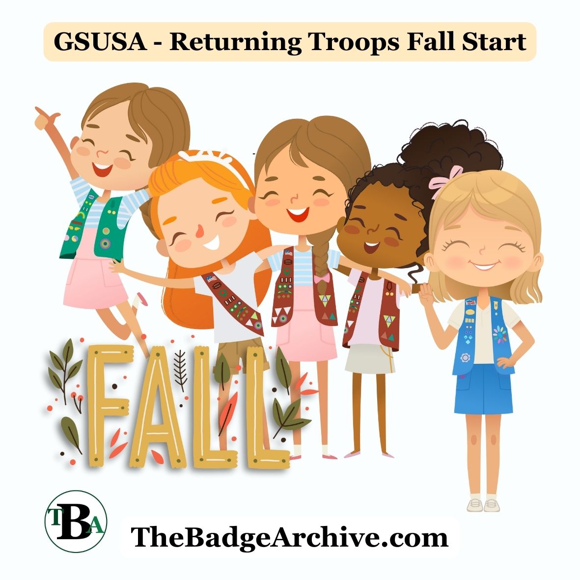 GSUSA – Returning Troops Fall Start – The Badge Archive