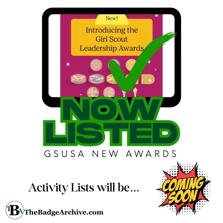 New GSUSA Awards – The Badge Archive