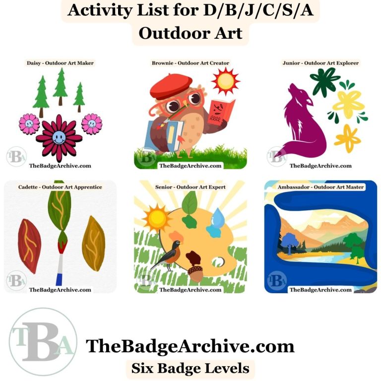 2011 – Outdoor Art – Activity List – The Badge Archive
