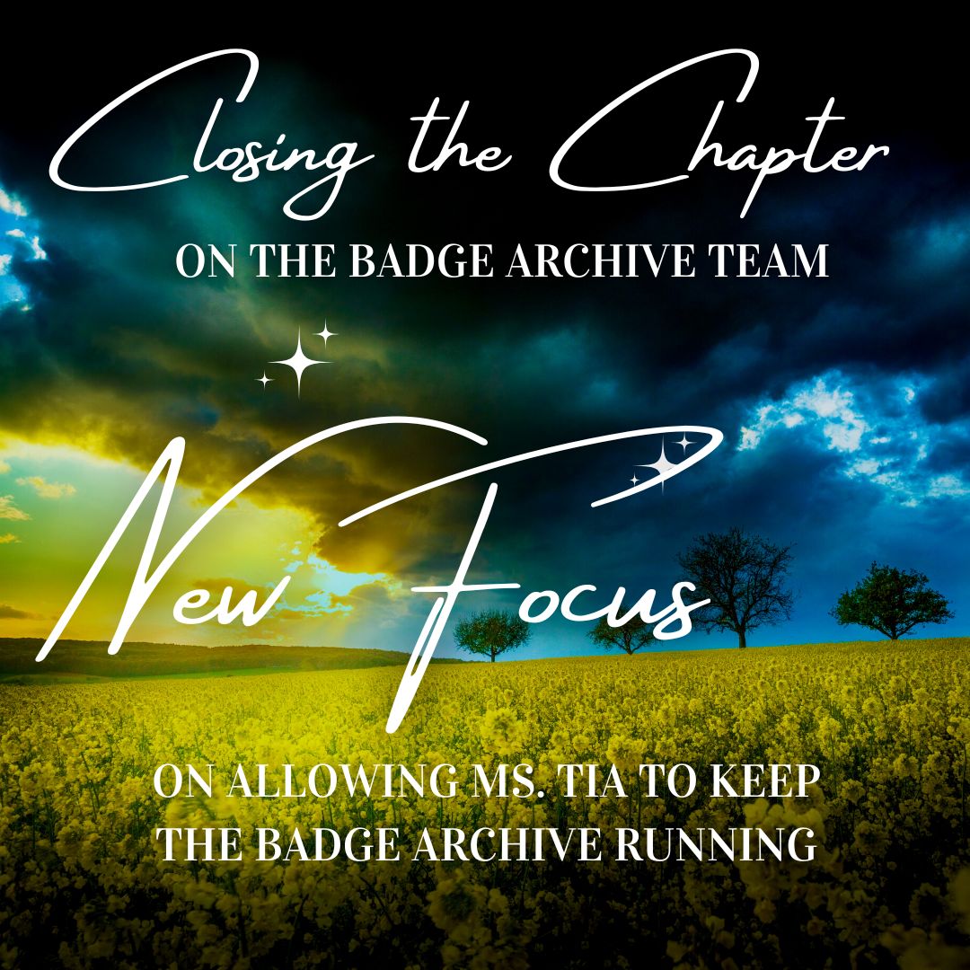 Bittersweet Update – The Badge Archive