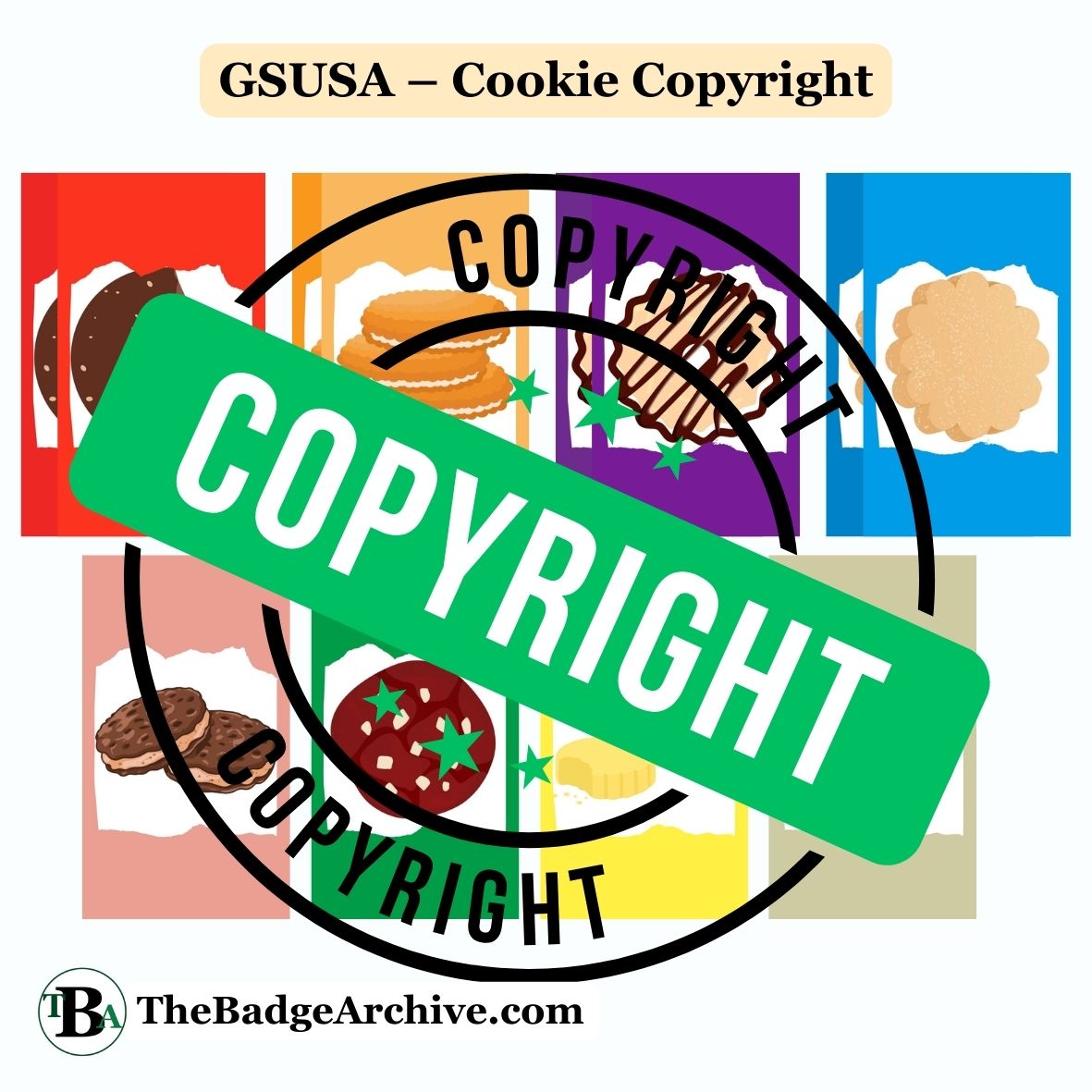 GSUSA – Cookie Copyright – The Badge Archive